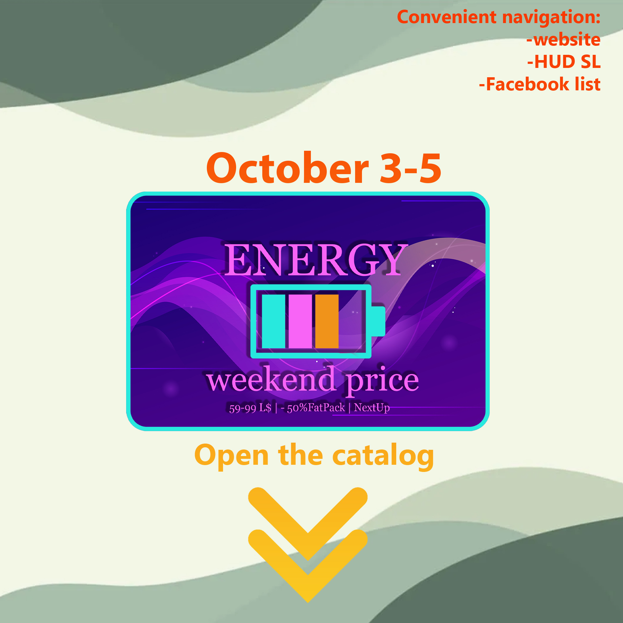 EXCITING BLAZING BARGAINS AT ENERGY WEEKEND PRICE - Sugar